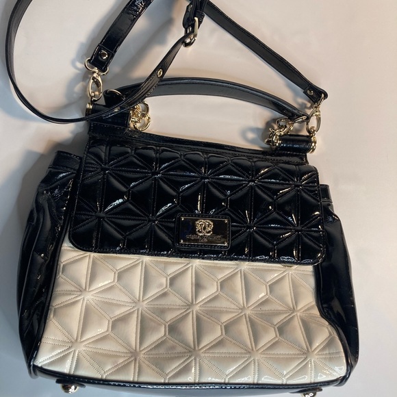 Sharif | Bags | Original By Sharif 827 New York Black White Shoulder ...